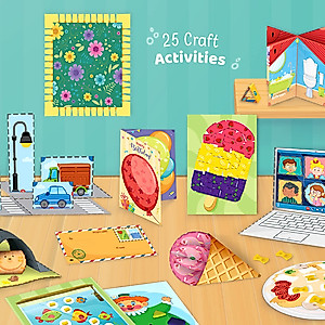 Imagimake My First Craft Kit | Arts and Crafts for Kids Ages 3-5 | Toddler Craft Kit with Scissor Skills | Toddler Girl Toys | Easter Gifts for Kids | Easter Toys