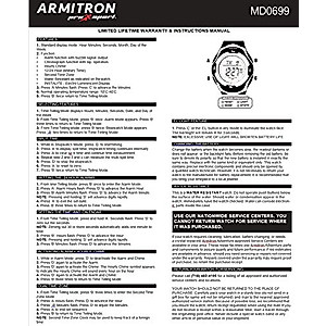 Armitron Sport Women's Quartz Sport Watch with Resin Strap, Black, 12 (Model: 45/7012GBK)