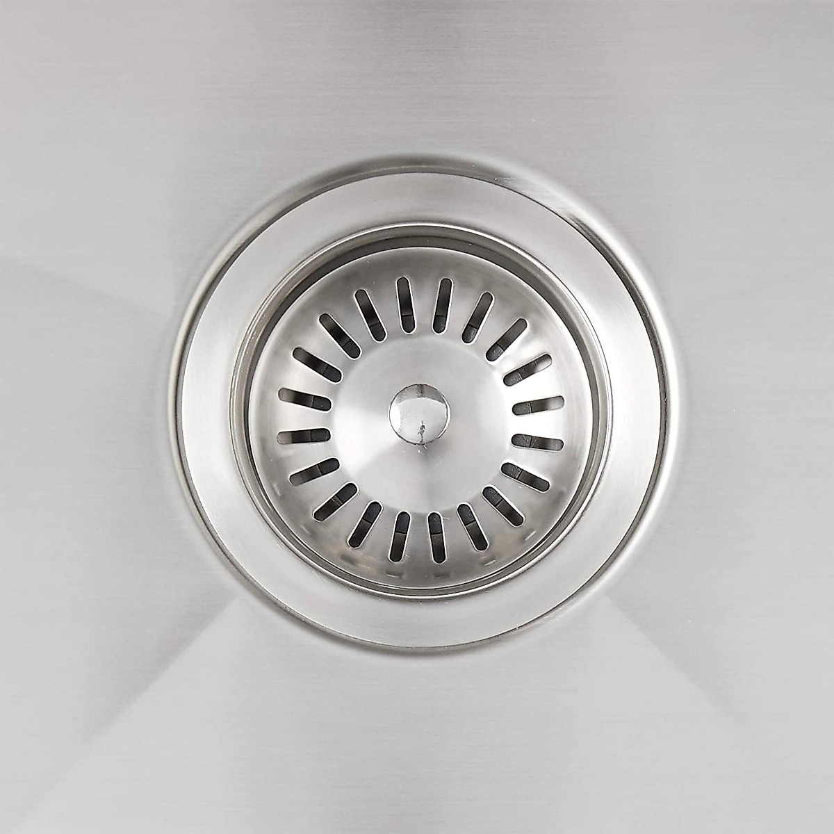 ZUHNE Stainless Steel Farmhouse Kitchen Sink (24-Inch Apron Front, 16-Gauge Small Bowl)