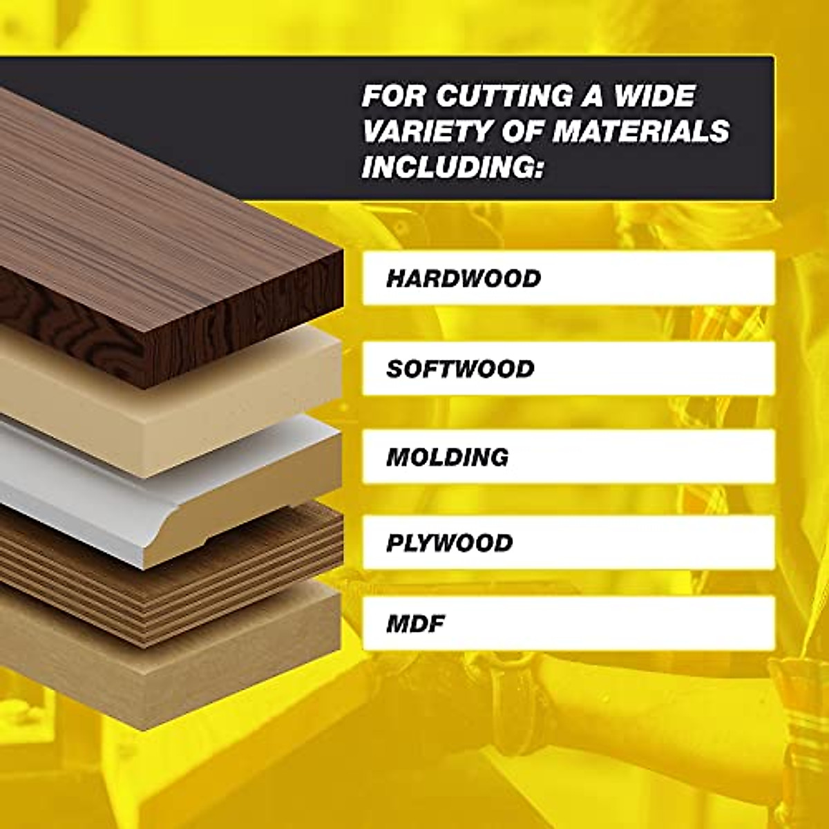 ROCKPORT Table Saw Blades 10 inch 80 Teeth - (1 Pack) 10" Table Saw Blades & 10 inch Miter Saw Blades, 5/8" Arbor, Multipupose Carbide Tip Circular Saw Blade for Ultra Fine Finish Cutting of Wood