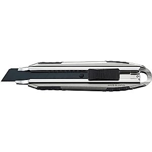 OLFA 18mm Heavy-Duty Utility Knife (MXP-AL) - Multi-Purpose No-Slip Grip Precision Knife w/All Aluminum Handle & Snap-Off Blade, Replacement Blades: Any OLFA 18mm Blade