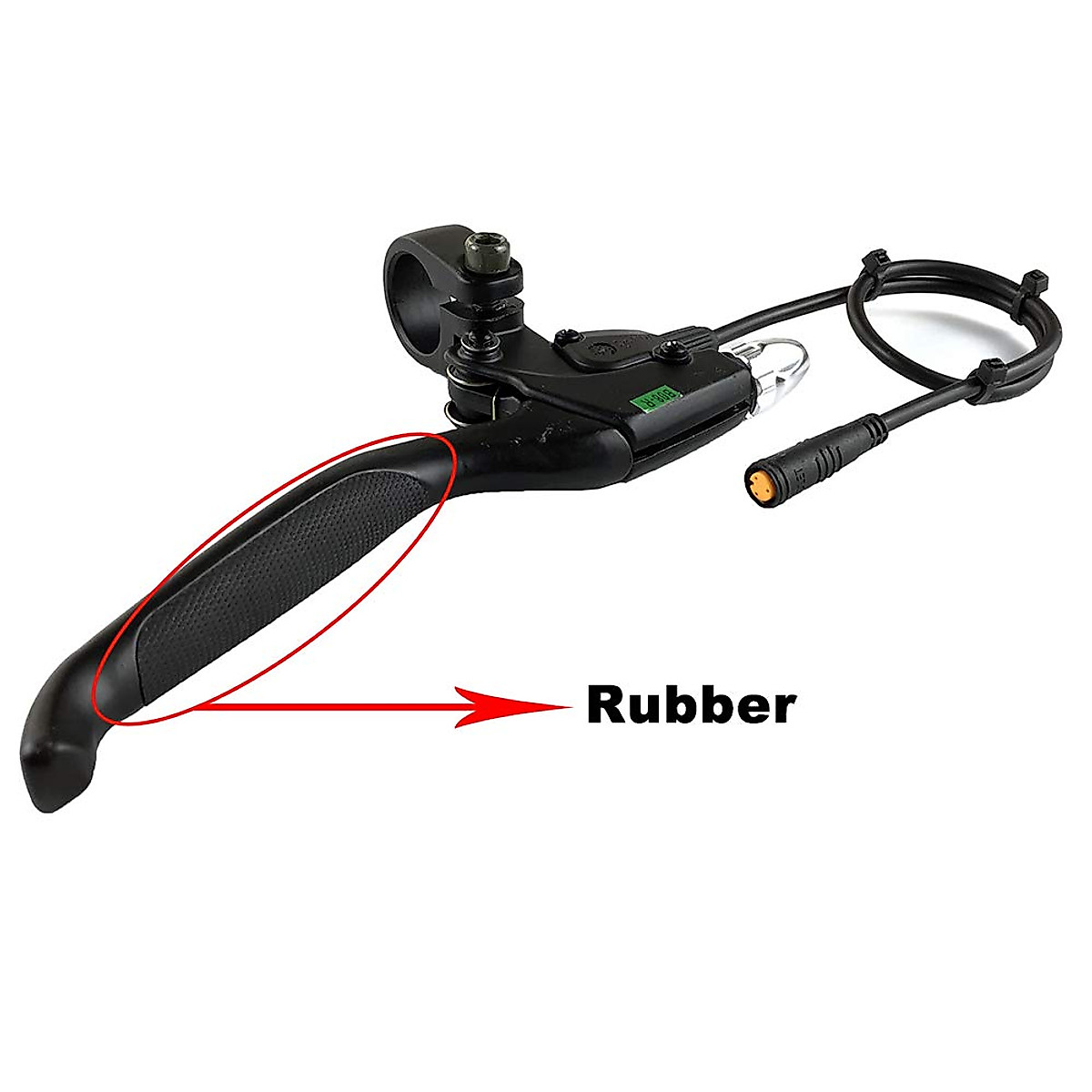 Ebike WUXING 115PDD E Brake Lever Electric Bicycle E-Scooter Bicycle Cut Off Power Brake 2 Pin SM Connector for MTB Road Bike Conversion Kit