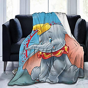 Dum-Bo Warm Comfortable and Soft Sherpa Flannel Throw Blanket, Suitable for All Seasons Various Sizes Suitable for Men Women and Children