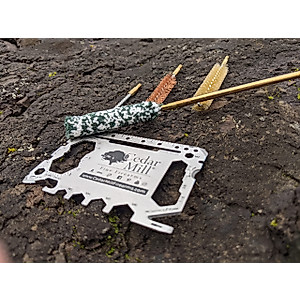 Micro, All-in-One Professional 9mm Pistol Cleaning Kit - 357, 380, 38, 40, 44 mag, 45 Swivel Handle, 2 Rods, 3 Clean Brushes – Premium Steel & Nylon with Durable Lifelong Construction + Deluxe X-Tool