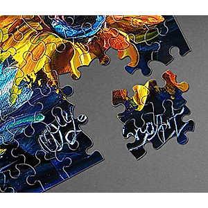 Americanflat 500 Piece Sunflower Puzzle, 18x24 Inches, Sunflowers Art by Olena Art