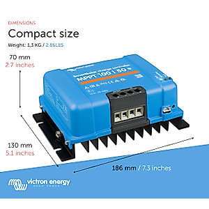 Victron Energy SmartSolar MPPT 100V 50 amp 12/24-Volt Solar Charge Controller (Bluetooth)