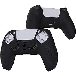 eXtremeRate PlayVital Protective Case for ps5 Controller, Silicone Case for ps5 Remote Control - Black