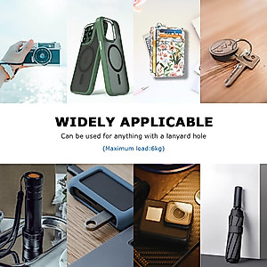 Sartkrin Wrist lanyard hand strap Lanyards for Flashlight Outdoor portable water cup USB Flash Drive Cell Phone Key ID Card Badge holder 5 PACK (5 Pack - Black)