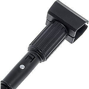 Carlisle FoodService Products 3697000 Vinyl Coated Metal Mop Handle, 15/16" Diameter x 60" Length, Black, For Jaw Style Wide Band Mops (Pack of 12)