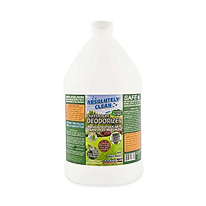 Amazing Outdoor Deodorizer odor eliminator Natural Enzyme Just Spray & Walk Away Grass, AstroTurf, Dog Runs, Patios, Decks, Fences & More Vet Approved - 128oz odor eliminator for strong odor
