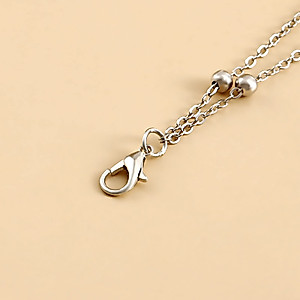 YienDoo Sexy Moon Thigh Chain Silver Tassel Crescent Moon Pendant Elastic Beads Layered Leg Harness Body Chain Boho Bikini Party Body Chain Beach Hottie Leg Chain Jewelry for Women Girls