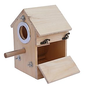 HANABASS Swallows Nest Bird Cage Decorative Bird Cage Bird Supplies Pet Bird Supplies Vertical Bird House Vertical Bird Nest Indoor Bird House Birdcage Bird House for Small Birds Wooden