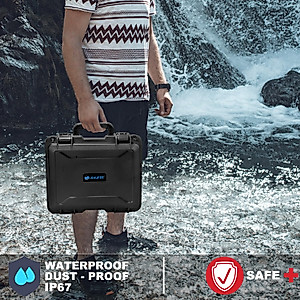 Lekufee Waterproof Hard Carrying Case Compatible with DJI Mavic 3 Cine Combo or DJI Mavic 3 Drone Combo and DJI RC Pro and More DJI Mavic 3 Drone Accessories [NOT Included Mavic 3 Drone]