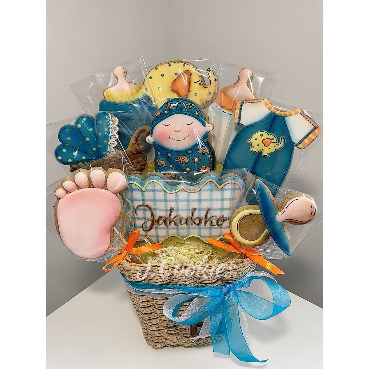 LILIAO Swaddled Baby Cookie Cutter for Baby Shower - 3.1 x 4.4 inches - Stainless Steel