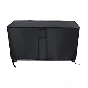 Jungda Patio Deck Box Cover for Yitahome XXL 230 Gallon Outdoor Storage Deck Box, Waterproof Outdoor Storage Box Cover Furniture Cover - 64 x 32 x 33 Inch