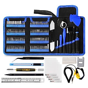 Kaisi 136 in 1 Electronics Repair Tool Kit Professional Precision Screwdriver Set Magnetic Drive Kit with Portable Bag