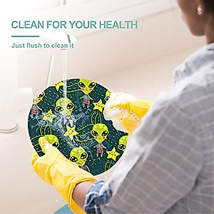 Alien Stars Cutting Board Tempered Glass Chopping Board for Kitchen Hotel