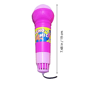 Totority Microphone Kids Echo Microphone for Kids: 3pcs Voice Amplifying Microphone Toy for Kids and Toddlers Singing Speech Communication (Random Color) Toddler Microphone