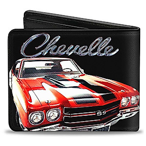 Buckle-Down Bifold Wallet Chevelle,4.0" x 3.5"