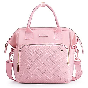 TOURIT Lunch Bag Women Large Insulated Lunch Bag Portable Cooler Lunch Box Lunch Tote Bag for Women Men Work,Picnic, Pink