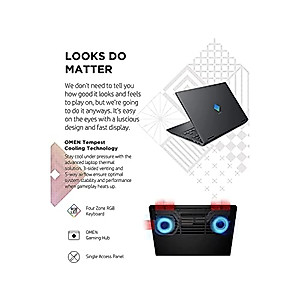 HP 2022 OMEN Gaming 15.6" 144Hz FHD Laptop, AMD R7-5800H (Beats i7-10870H), 16GB RAM, 1TB PCIe SSD, Backlit Keyboard, GeForce RTX 3070 Graphics, HD Webcam, Win10, Black, 32GB USB Card