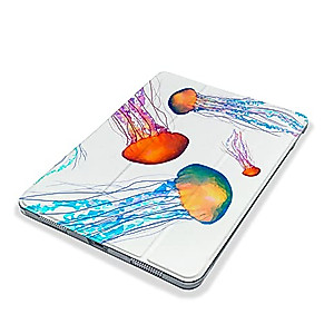Cute Jellyfish Nature Ocean case Compatible with iPad Mini Air Pro 7.9 8.3 9.7 10.2 10.9 11 12.9 inch Pattern Cover New 2022 2021 Trifold Stand 3 4 5 6 7 8 9 Generation 478 (7.9" Mini 4/5)
