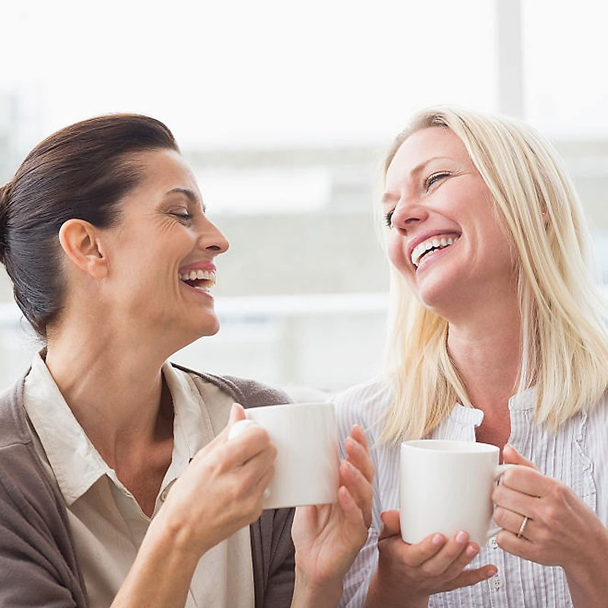 TNOIE Thumbs Up Ceramic Mug, 3D Funny Coffee Mug Middle Finger Inside Ceramic Cup, Novelty Prank Valentines Day Gift for Him Her Kids Boyfriend Girlfriend, 11 Oz