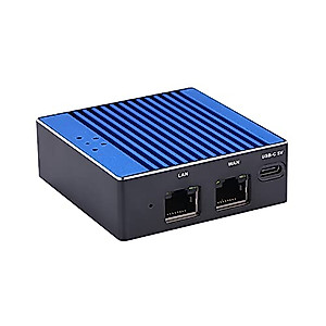 Micro Firewall Appliance, OpenWRT, CentOS8.3, VPN, Router PC, ARM RK3399, HUNSN RH04, LAN TX RX 935Mbps, WAN, USB-C 5V, TF Card Slot, 2 x USB3.0, 4G RAM, 16G EMMC
