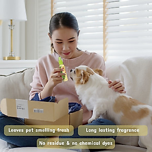 Pet Silk Clean Scent Pet Cologne 11.6oz, Odor Eliminator Animal Deodorant & Body Perfume Spray, Conditions and Deodorizes, Clean & Fresh Scent made for Dogs, Cats, Horses and more!