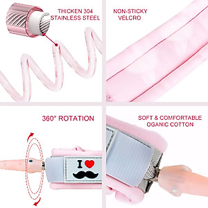 HUGVIDAS Anti-Lost Wrist Link, Child Safety Belt with Key Lock, Breathable Toddler Traction Belt, Anti-Lost Wrist Strap (2M/6.5ft, Green)