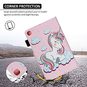 Dteck Case for Samsung Galaxy Tab A 8.4 2020 SM-T307 Verizon/Sprint/T-Mobile/AT&T, Slim Multi-Angle Folio Stand Premium PU Leather Case Protective Cover for T307 Galaxy Tab A 8.4 Tablet, Pink Unicorn