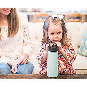 Simple Modern Water Bottle with Straw Lid Vacuum Insulated Stainless Steel Metal Thermos | Big Reusable Leak Proof BPA-Free Flask for Gym, Travel, Sports | Summit Collection | 84oz, Moonlight