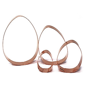 The Fussy Pup Easter Egg Cookie Cutter Set of 4 Egg Cookie Cutters