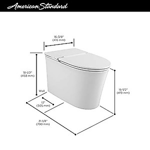 American Standard 2548A100.020 Studio S Toilet, White
