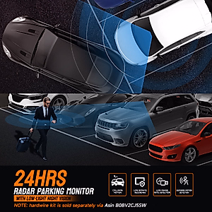 Hupejos 4K Dash Cam, 4 Channel Dash Camera 4K Front+1080P*2 Left Right, 2K Front +1080Px3, Built in GPS 5GHz WiFi, Voice Control, Super Night Vision, Free 128GB Card, 24 Hours Parking Mode,V80-4CH