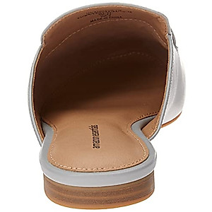 Amazon Essentials Women's Buckle Mule, Grey, 12 Wide