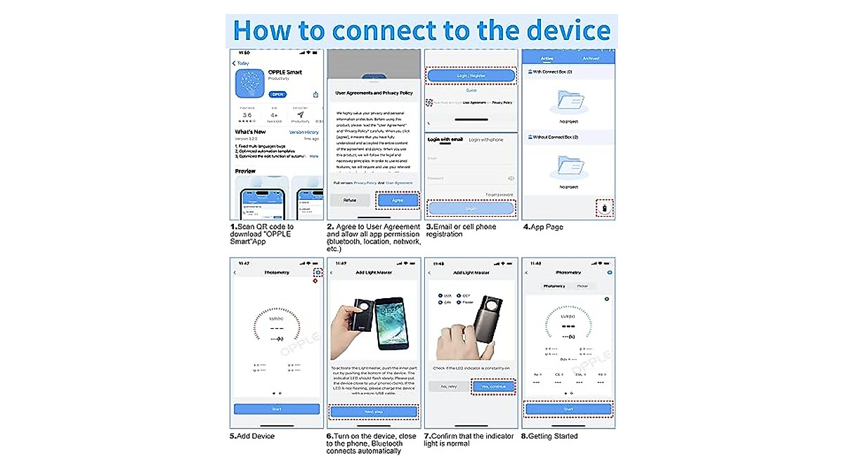 Buy OPPLE Light Master 4: The Ultimate Light Meter