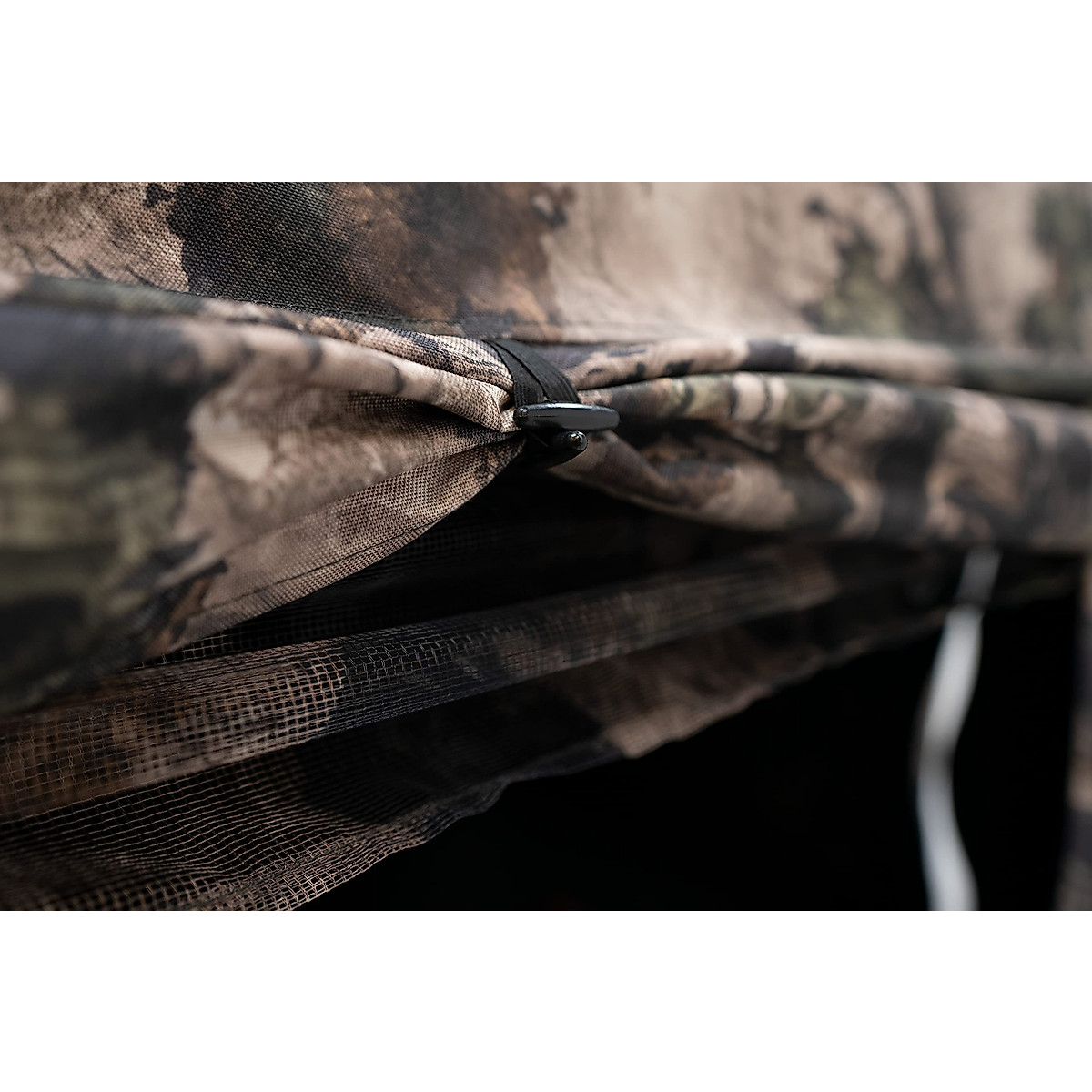 BOG Grave Digger Standing Height Ground Blind Mossy Oak with StealthZip Silent Zippers, StealthTrac Silent Windows, Water Resistant 600D Fabric, and Hub Construction for Hunting, Shooting, and Outdoor
