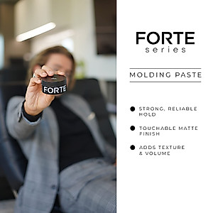 Molding Paste by Forte Series Low Shine Hair Paste for Men Lightweight Hair Texturizer Adds Volume and Definition Medium Flexible (75 ml)