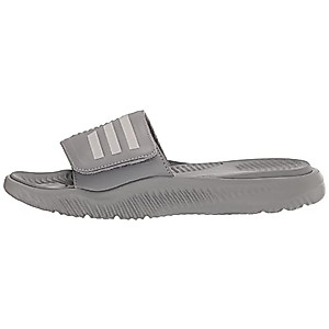 adidas Unisex Alphabounce 2.0 Slides Sandal, Grey/Grey/Grey, 9 US Women