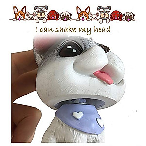 ANWoRLeT Bobble Head Figures, Dog Bobbleheads for Car Dashboard，Animal Bobble Head，Car Dashboard Decorations,Puppy，Bobbing Head Dogs for Car,Kid's Gift (French Bulldog)