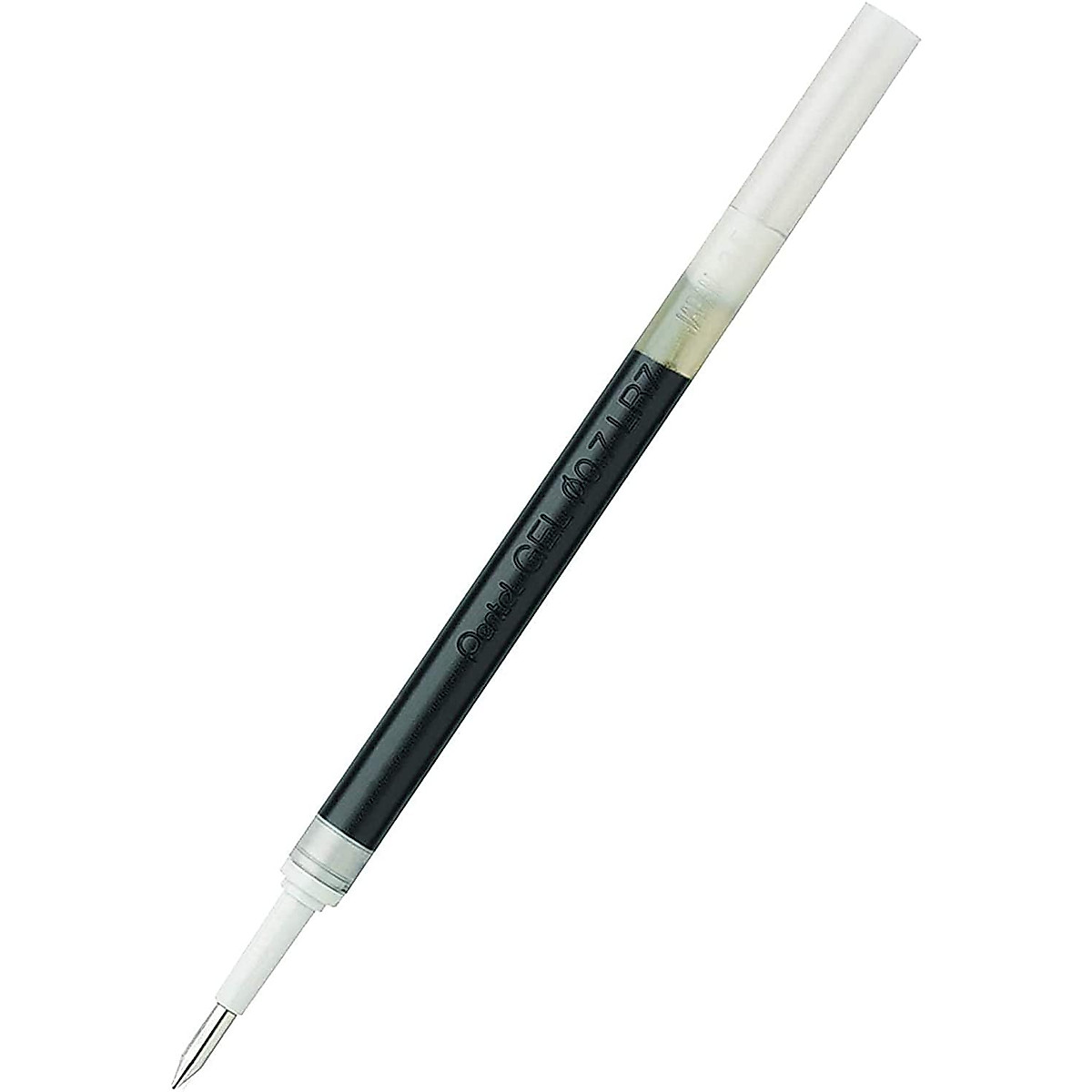 Pentel EnerGel Liquid Gel Ink Pens 0.7 mm - Pack of 5 Black Deluxe RTX Pens with 3 Refills