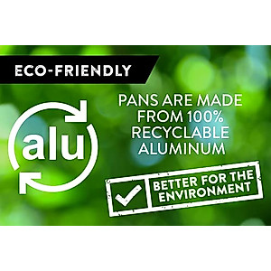 DOBI 8x8 Aluminum Pans (30 Pack) - Disposable 8 Inch Square Foil Baking Pans. Durable Standard-Size Tins for Cakes, Brownies and Casseroles