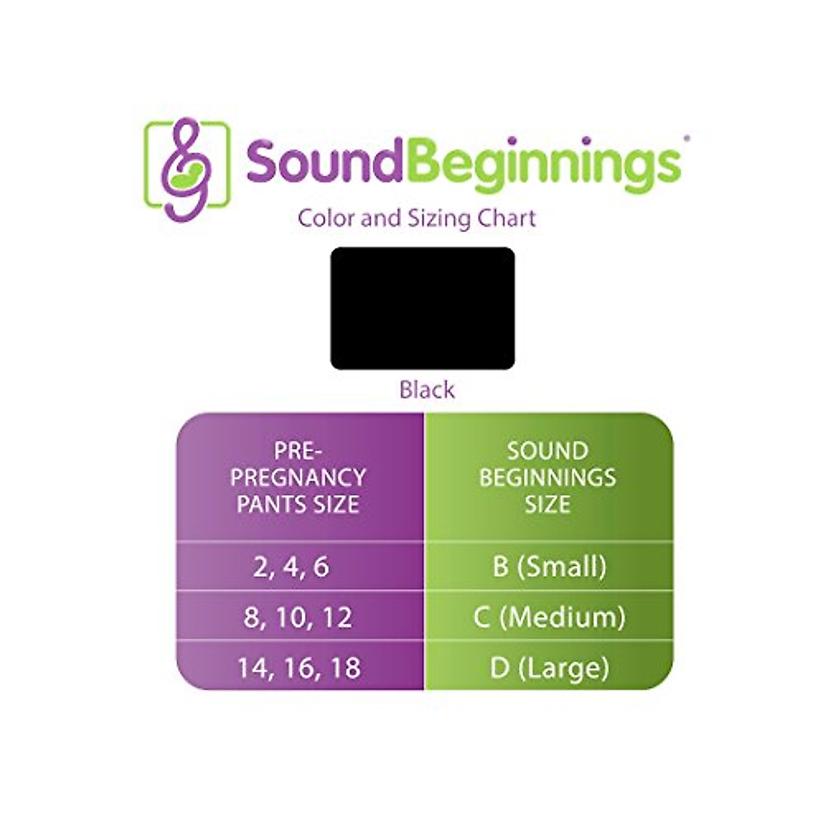 Sound Beginnings Audio Monitor, Black, Small Size B