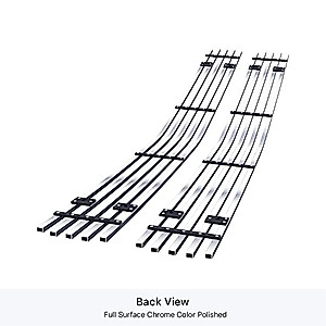 APS Compatible with Chevy Blazer C K Pickup Suburban Tahoe 1994-1999 Main Upper Stainless Steel Chrome Billet Grille Grill Insert C65706A