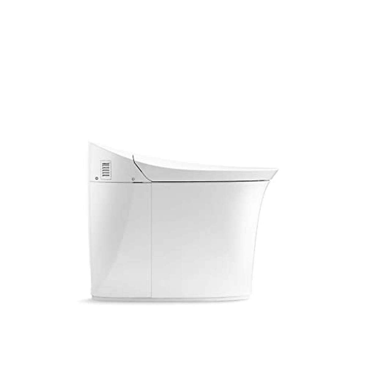 Kohler K-5401-PA-0 Veil Comfort Height Skirted One-Piece Elongated Dual-Flush Intelligent toilet, White