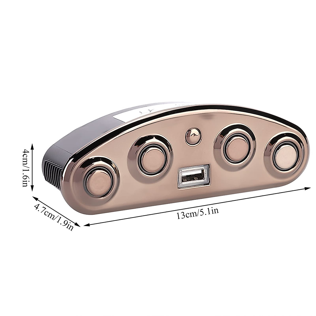 Sofa Charger, Charging Controller Electroplated Button Socket Charger USB Sofa Charger USB Charging Handle with 5‑Button
