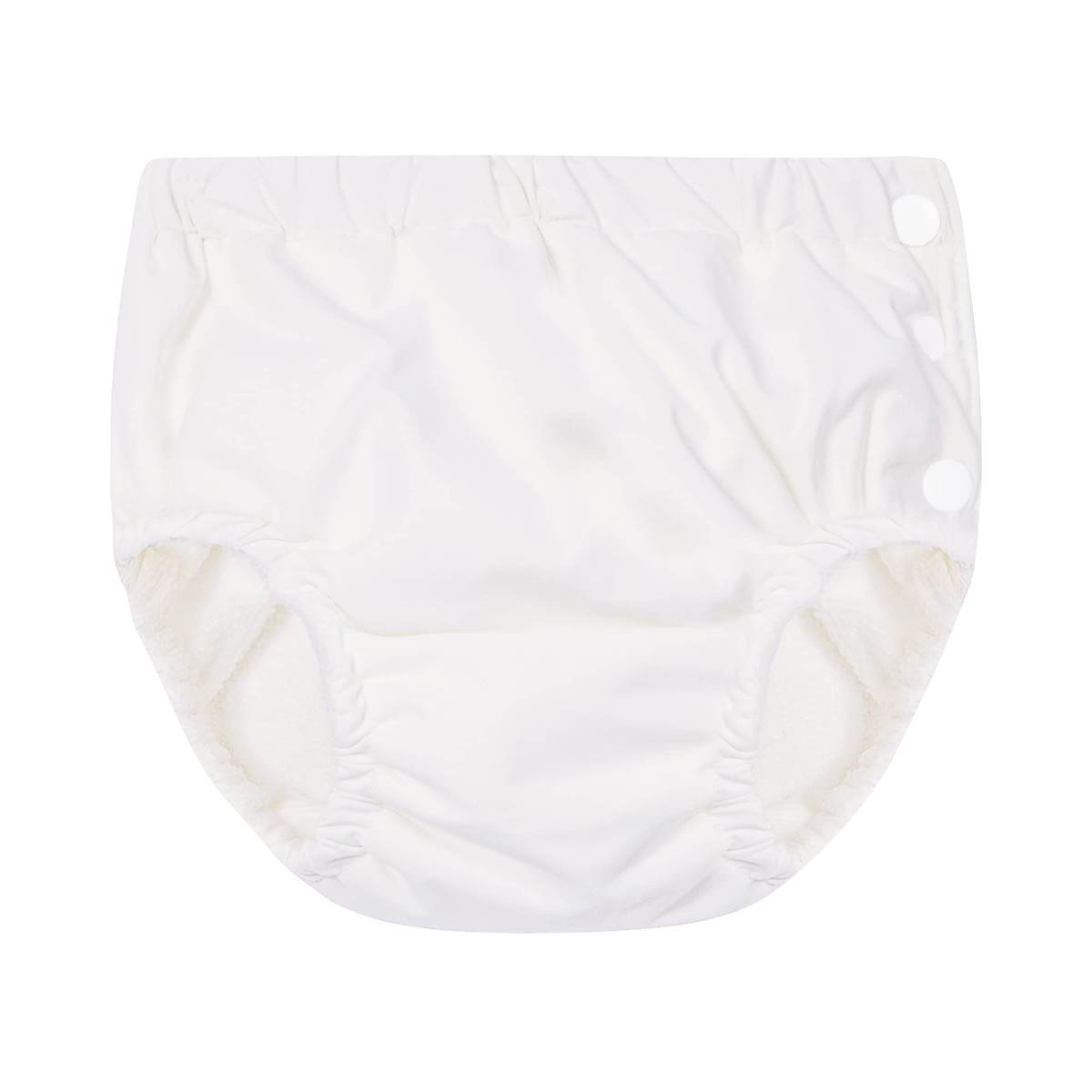 Durio Reusable Swim Diapers Washable Baby Swim Diaper Unisex Infant Toddler Swimming Diapers A White 12-18 Months