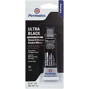 Permatex 22072-6PK Ultra Black Maximum Oil Resistance RTV Silicone Gasket Maker - Pack of 6