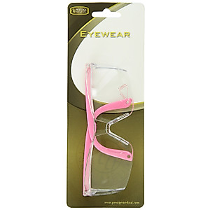 Prestige Medical unisex adult Colored Temple Eyewear Prescription Eyeglass Frames, Hot Pink, Universal US